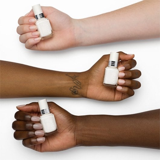 arctic jelly gloss - icy soft white nail polish - essie uk