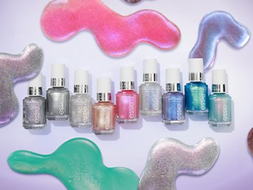 mystic marine - blue pearl chrome nail polish - essie uk